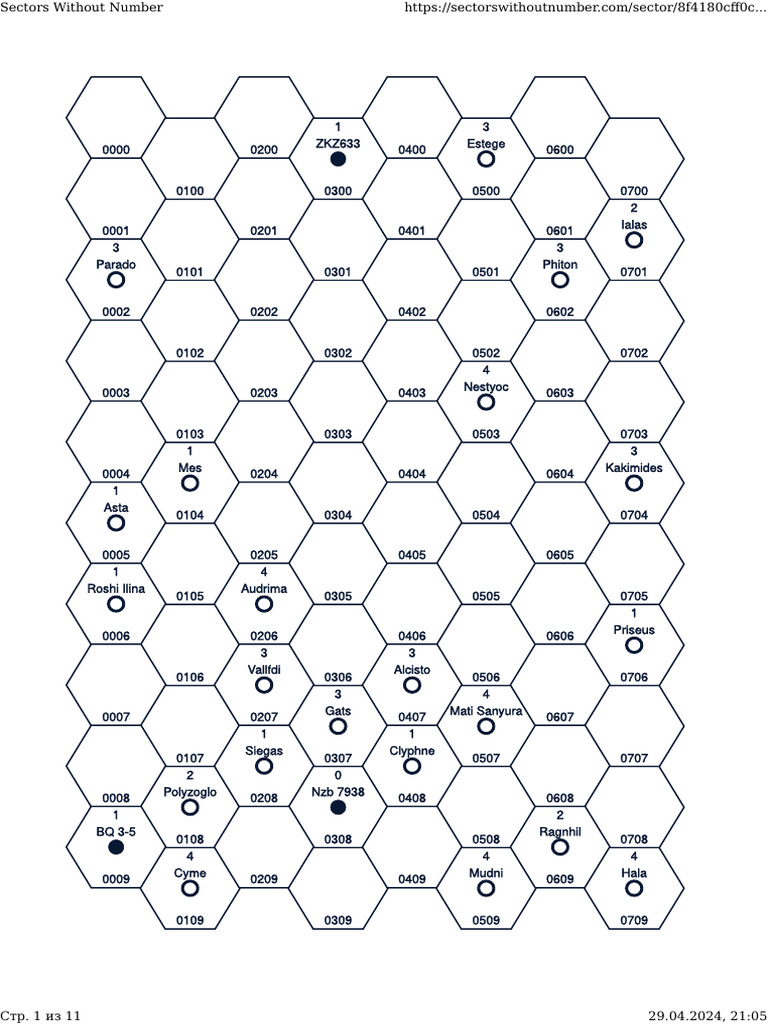 SWN Sector Diesatusza Epsilon | PDF | Physical Sciences | Natural Sciences