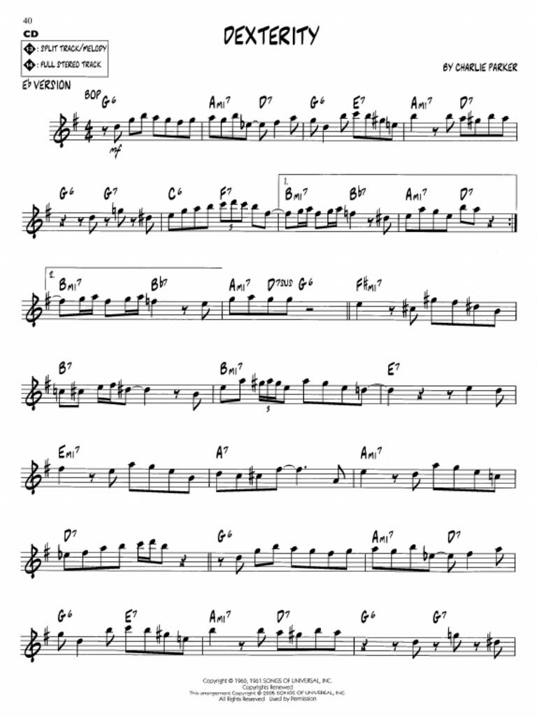 Dexterity (Eb) | PDF