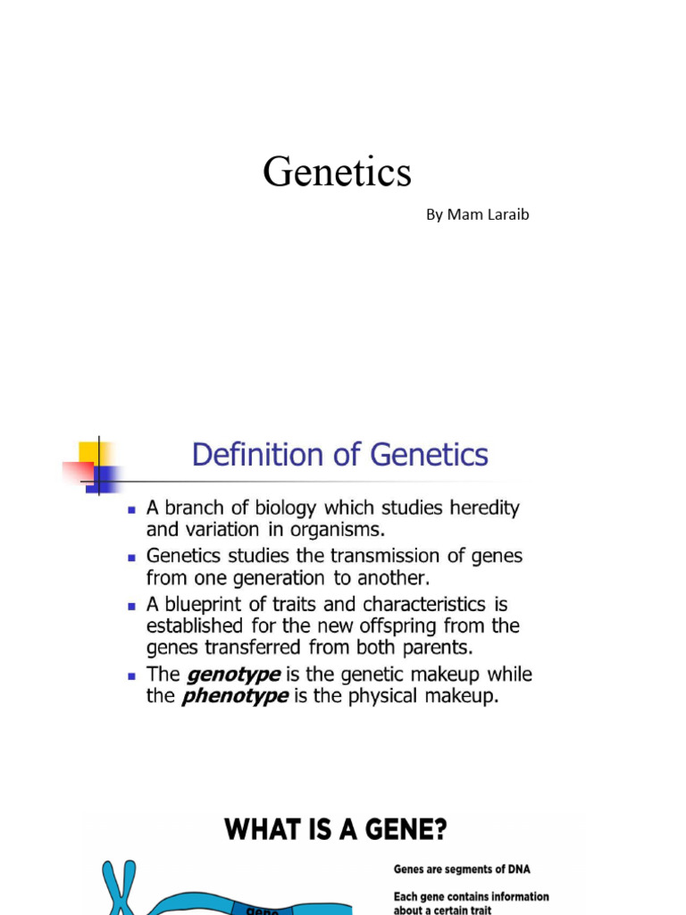 Genetics | PDF | Genetics | Biology