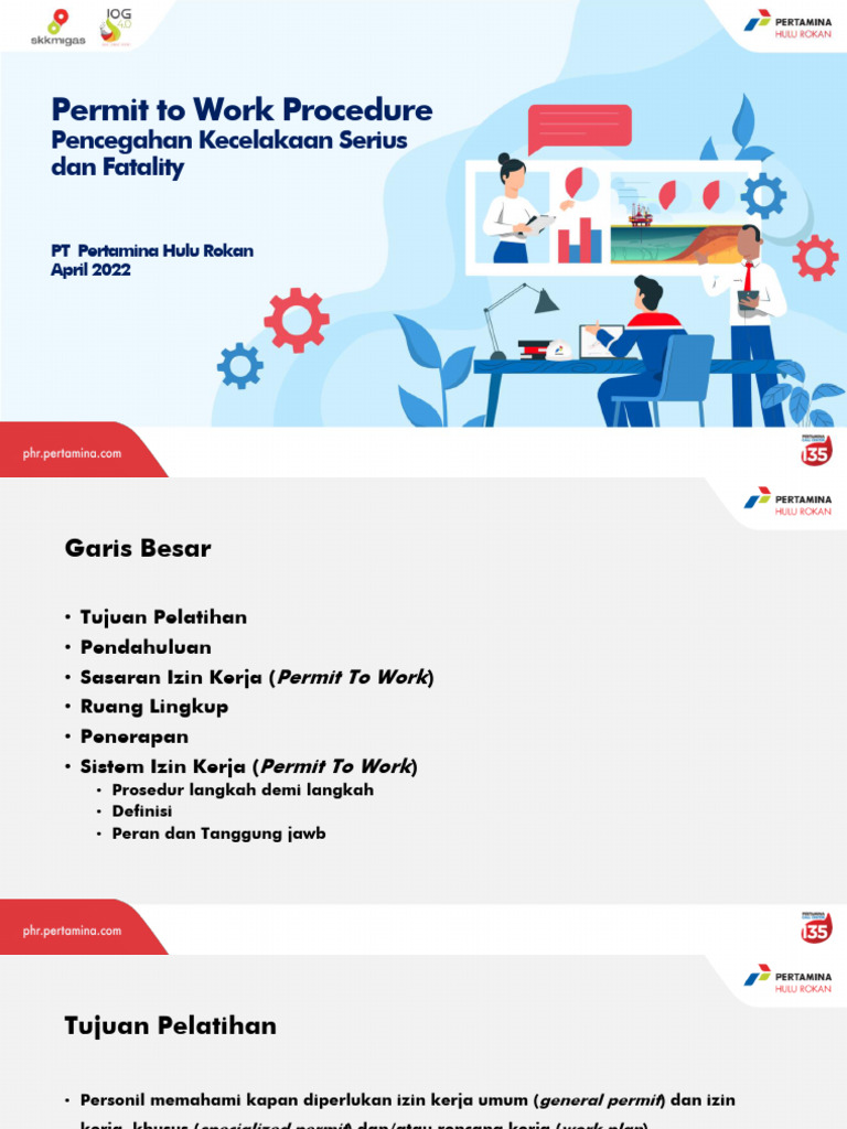 PTW Training - PHR - Apr 22 - FJR-2 | PDF | Teknologi & Rekayasa