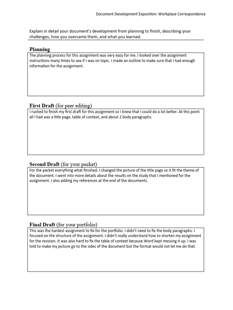 Document Development Journey Explained | PDF | Career & Growth ...