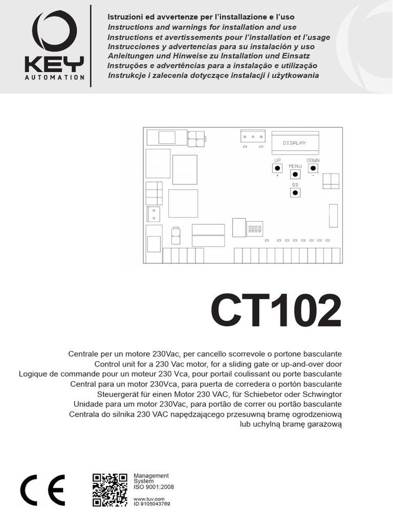 Instrukcja CT 102 | PDF