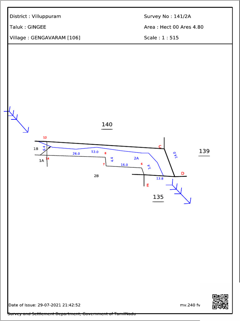 141 2A - Map::GENGAVARAM::GINGEE | PDF
