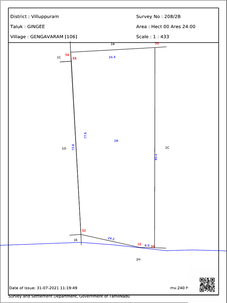 208 2B - Map::GENGAVARAM::GINGEE | PDF