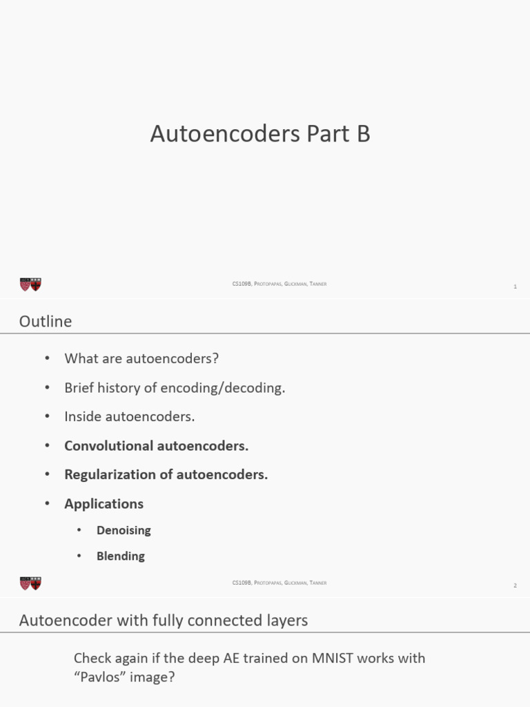 Lecture26 Autoencoders Part B | PDF | Applied Mathematics | Machine Learning
