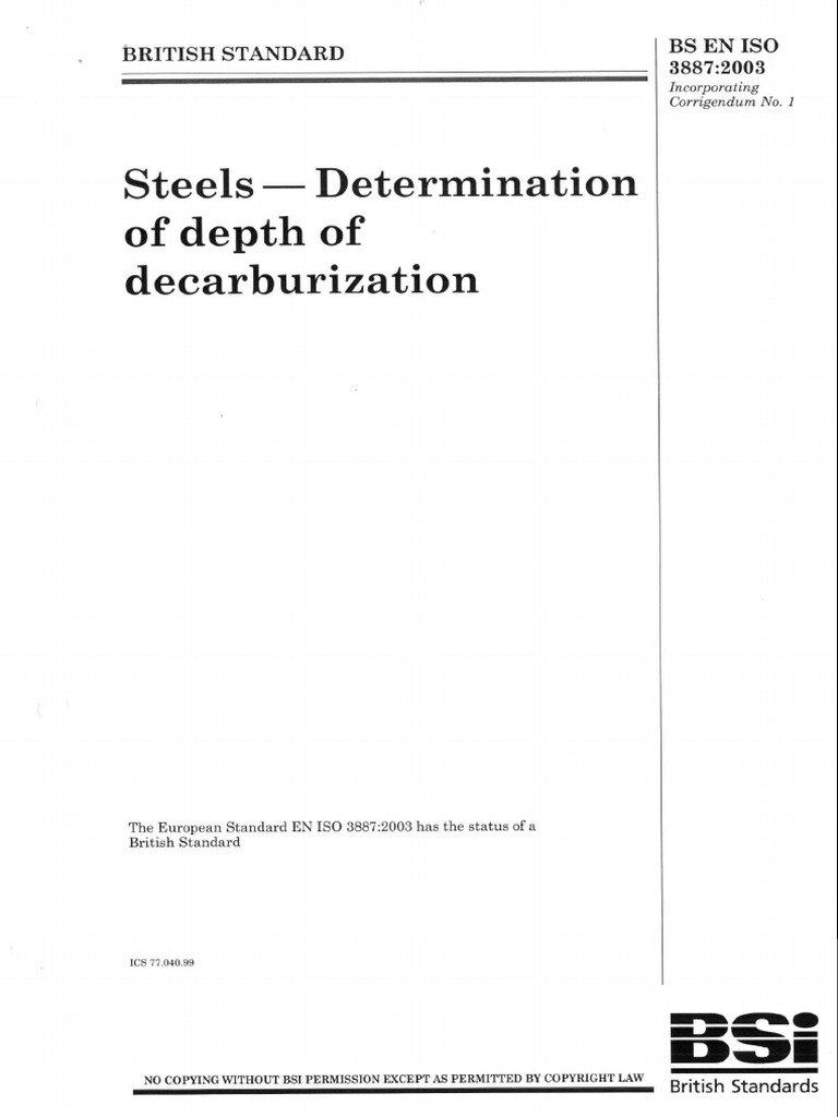 Din en Iso 3887 - 2003 | PDF