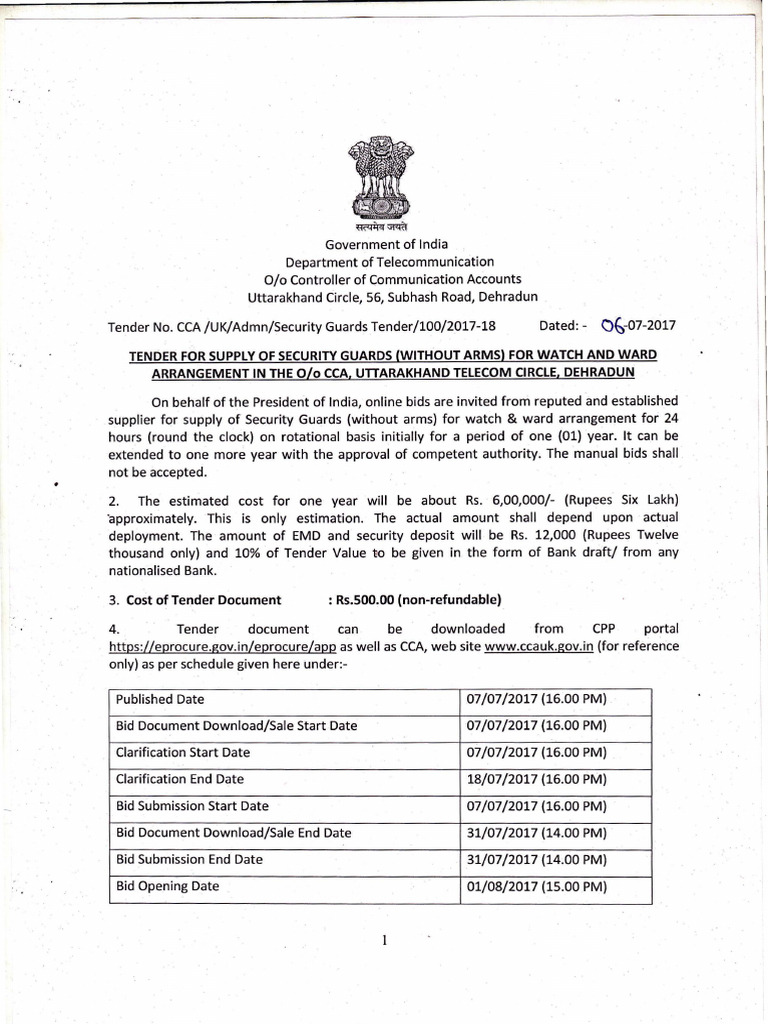 Tender Documents | PDF | Employment | Indemnity