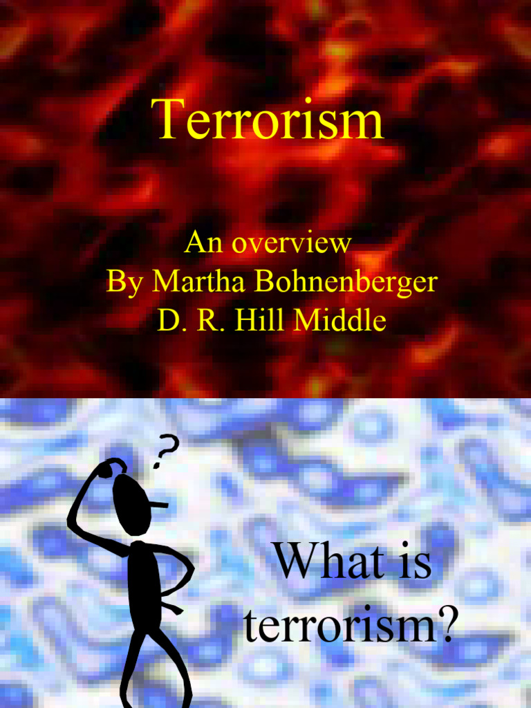 Terrorism | PDF | September 11 Attacks | Man Made Disasters