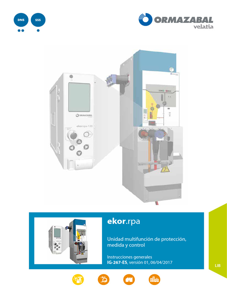 Manual Ekor Rpa 100 | PDF | Relé | Corriente eléctrica