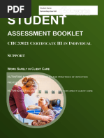 HLTINF006 Infection Control Assessment Guide | PDF | Hygiene | Infection