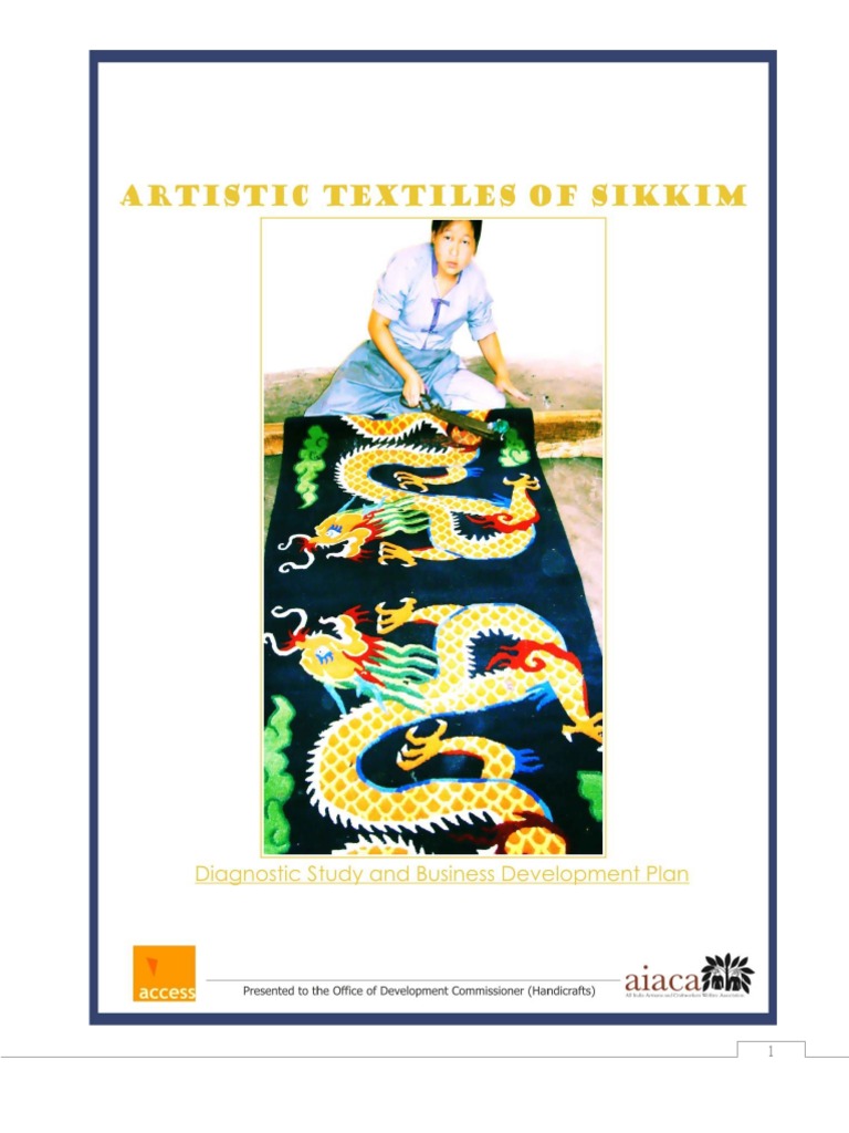 Sikkim's Artistic Textile Weaving | PDF | Weaving | Loom