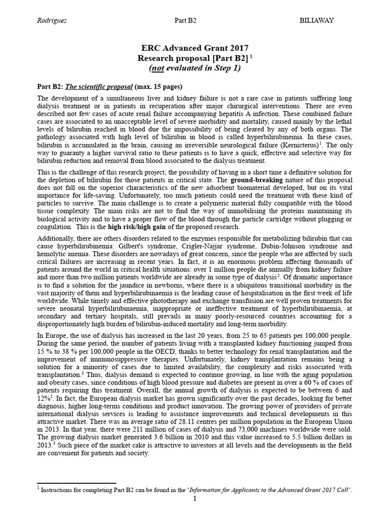 ERC AdG 2017 B2 en Rodriguez BILIAWAY | Download Free PDF | Chemistry