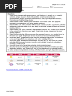 Exp07 - Electrical Circuits - Lab Report Template | PDF | Series And ...