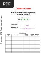 MOC Template | PDF | Waste | Toxicity