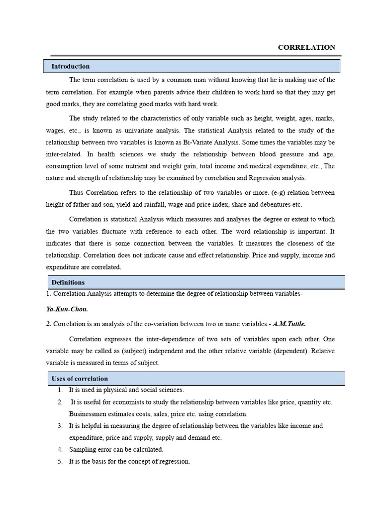 Correlation Regreesion Sums | PDF | Linear Regression | Regression Analysis