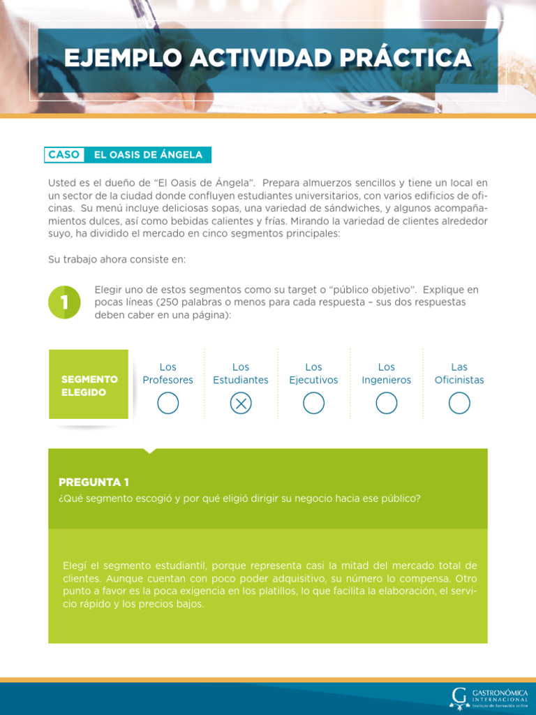 Ejemplo EG1 M9 V2 | PDF | Alimentos