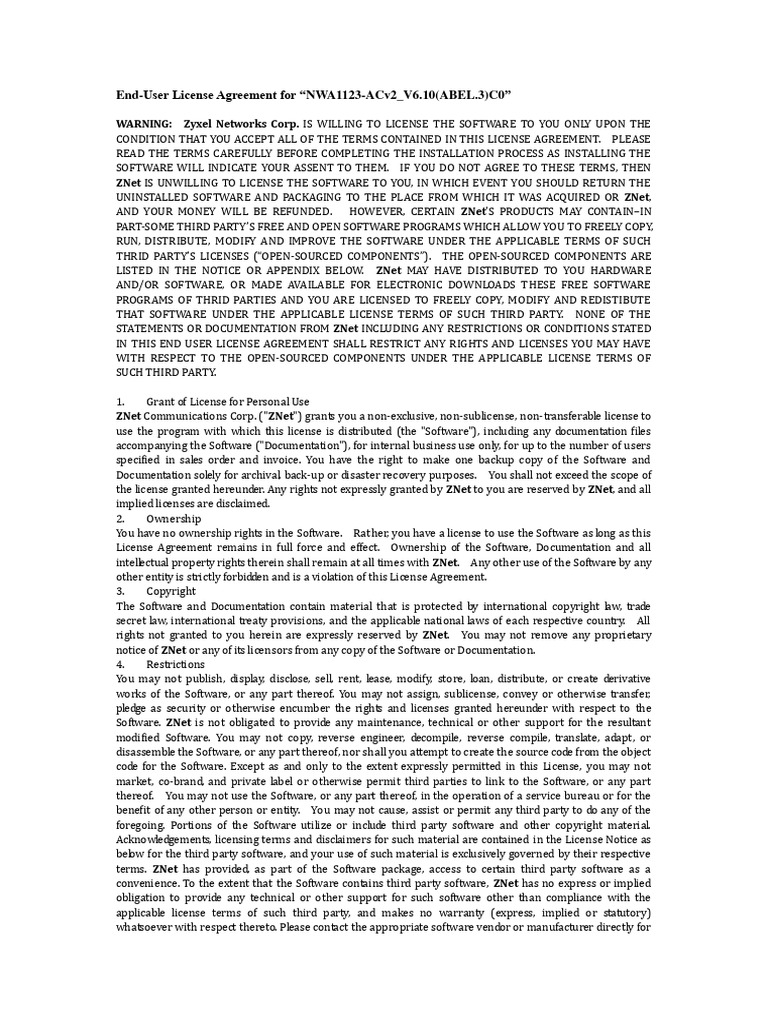 NWA1123-ACv2 - V6 10 (ABEL 3) C0-Foss | PDF | Source Code | Library ...