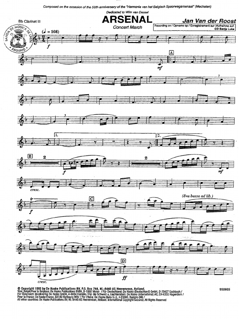 Arsenal Partituras 1 | PDF