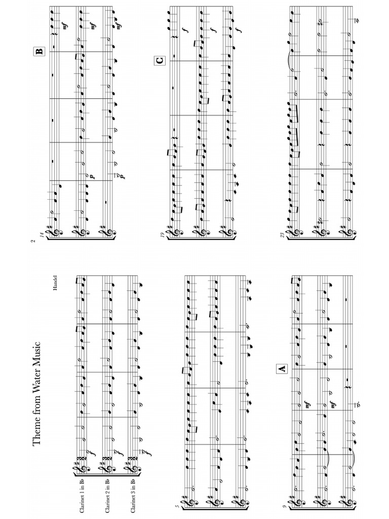 Water Music 3CL | PDF