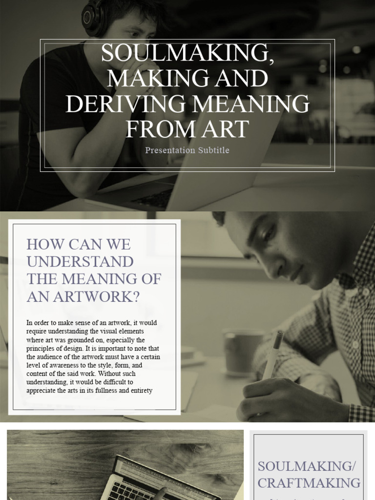 Soulmaking Making and Deriving Meaning From Art | PDF | Image ...