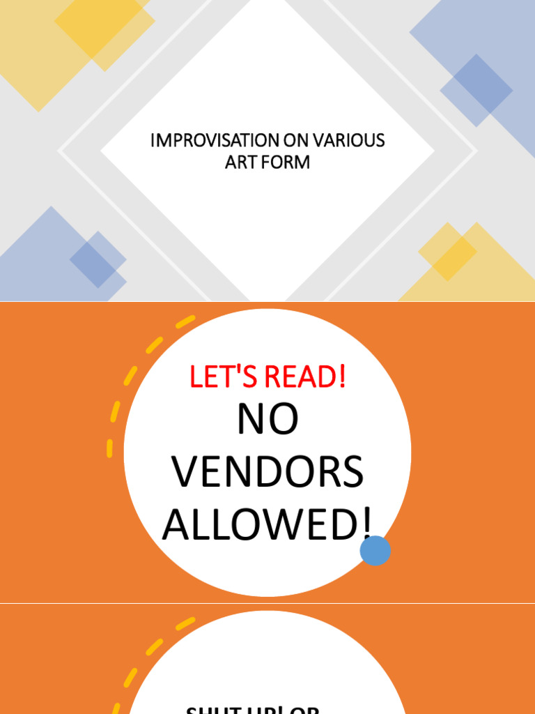 IMPROVISATION-IN-VARIOUS-ART-FORM | PDF | Improvisation | Performing Arts