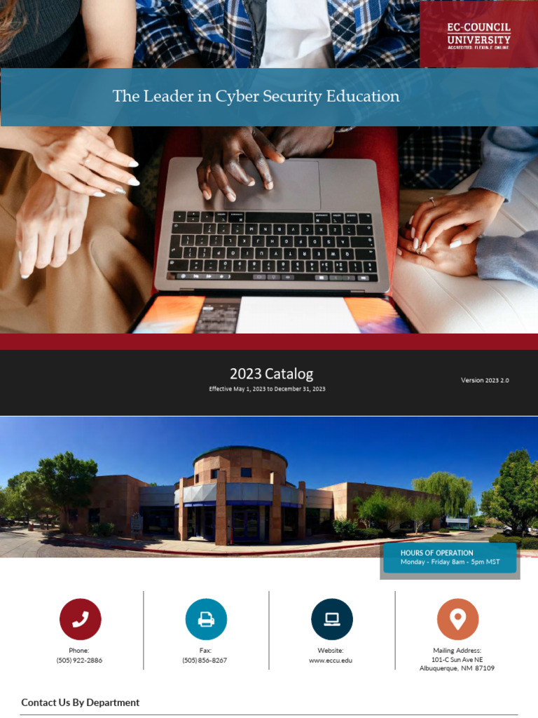 EC Council University Catalog | PDF | Computer Security | Security