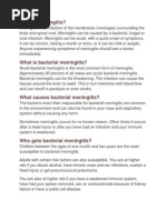 Meningitis | PDF | Meningitis | Public Health