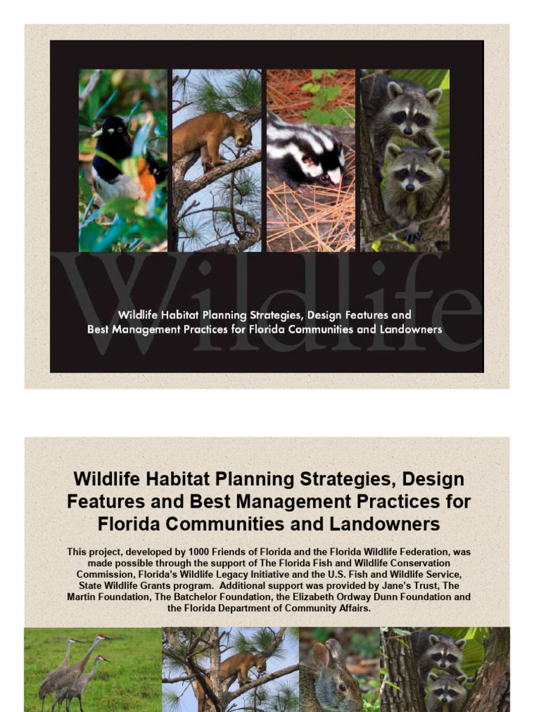 Wildlife Habitat Planning Strategies | PDF | Green Infrastructure ...