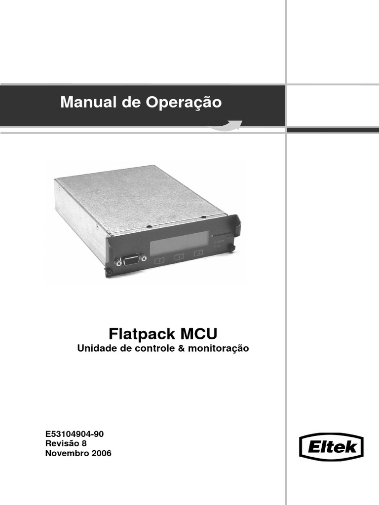 Manual de Operação Flatpack MCU - E53104904-90 - Port - R8 | PDF | Rede ...