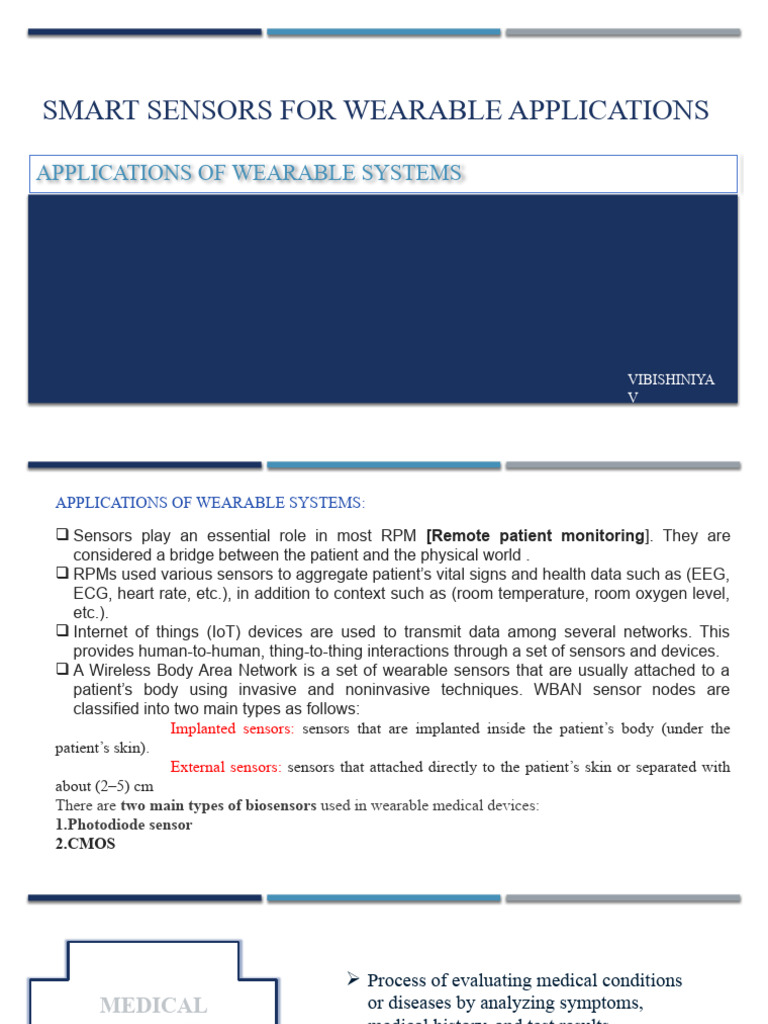 Smart Sensors | Download Free PDF | Health Care | Cardiovascular Diseases