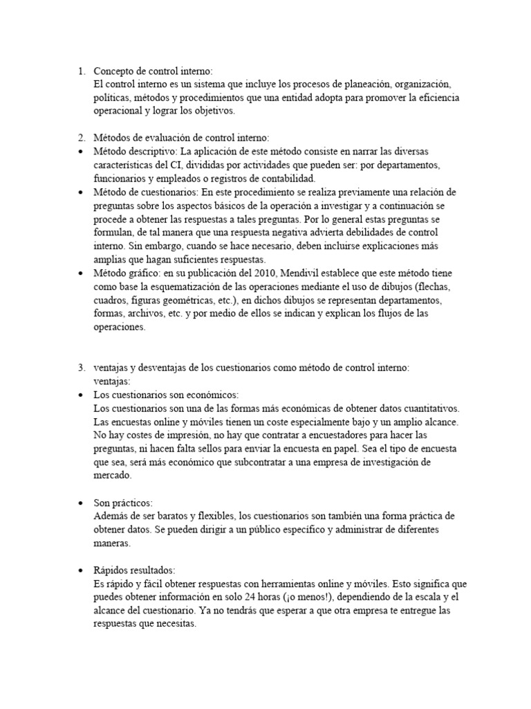 Guia de Auditoria | PDF | Auditoría | Cuestionario