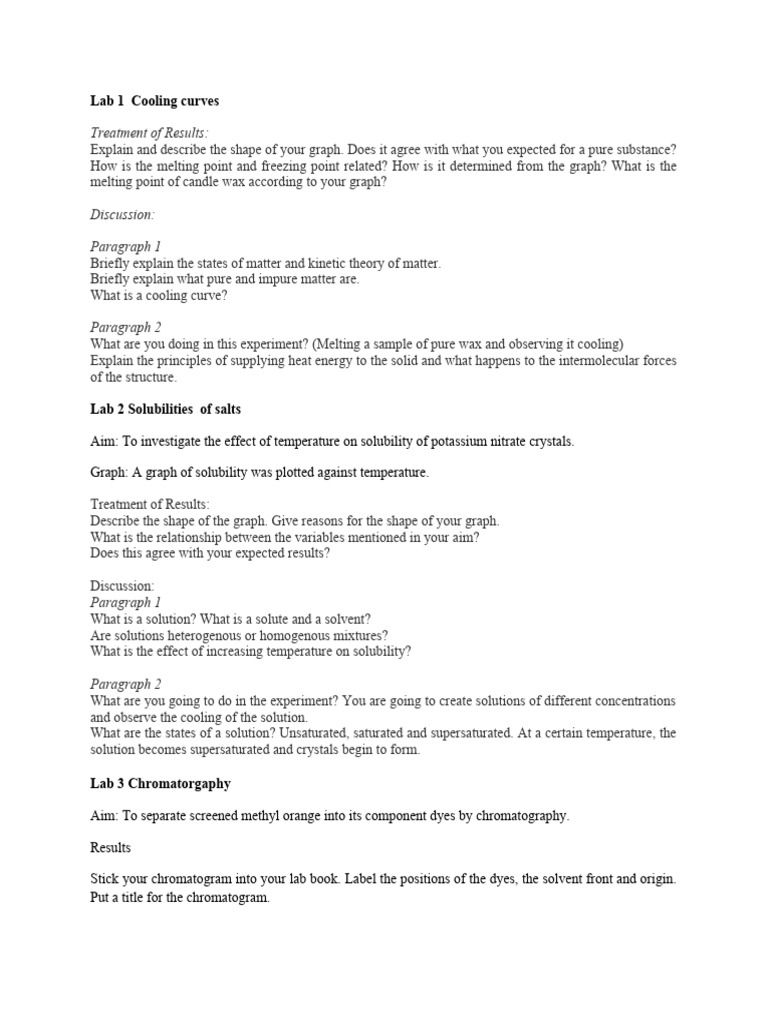 Comprehensive Chemistry Lab Experiments Guide | PDF | Titration | Chemistry