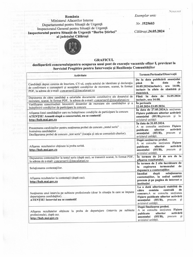 Grafic Concurs of I SPIRC | PDF