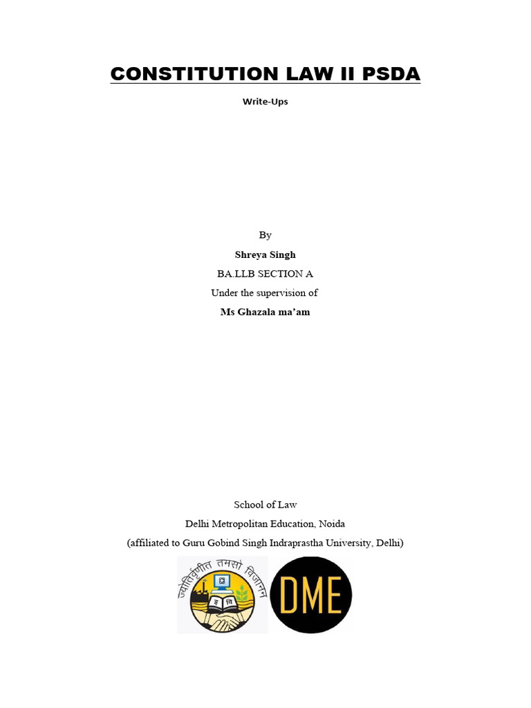 Write Ups Sociology Psda | PDF | Government | Judiciaries