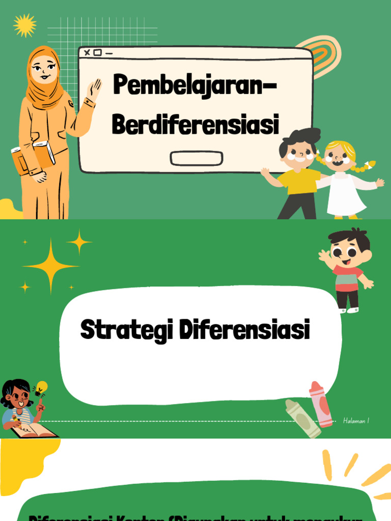 Pembelajaran Berdiferensiasi | PDF