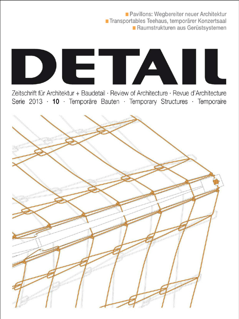 DETAIL - 2013 10 - Temporary Structures | PDF