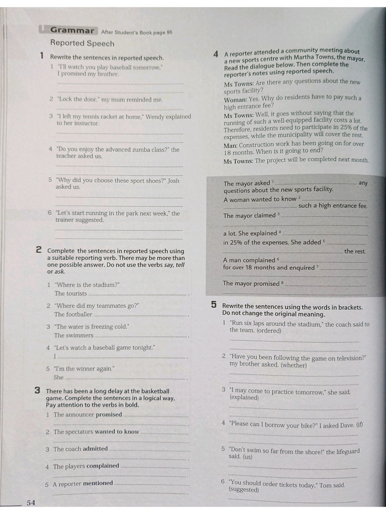 U6. Grammar Exercises-1 | PDF