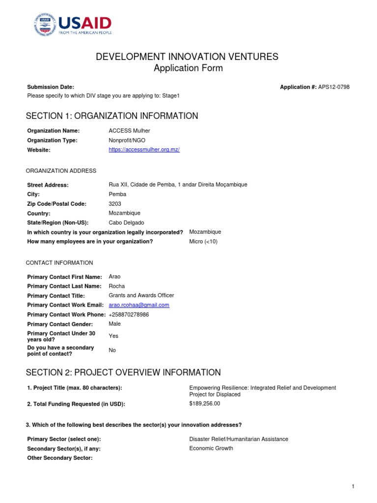 Application PDF | PDF | Address (Geography) | Written Communication
