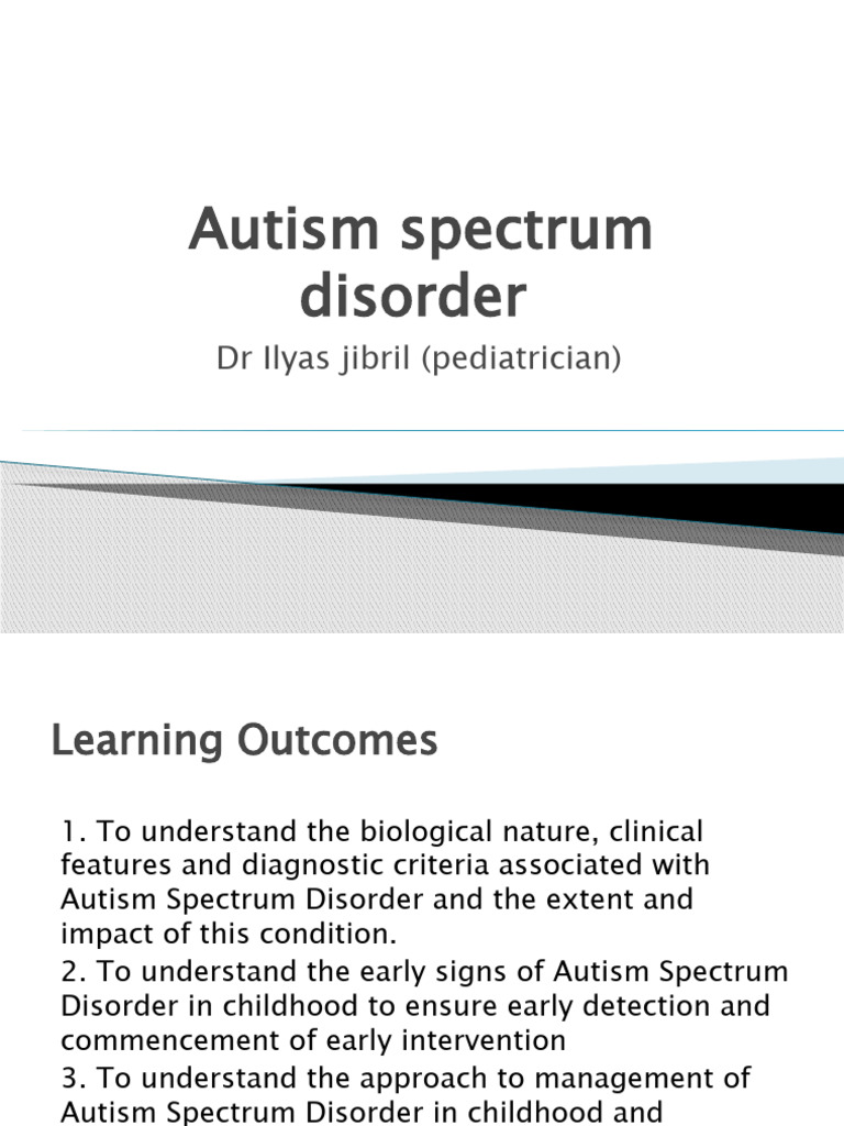 3 Autism Spectrum Disorder | PDF | Autism Spectrum | Spectrum Disorder