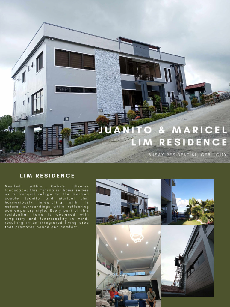 Lim Residence: Minimalist Home in Cebu | PDF