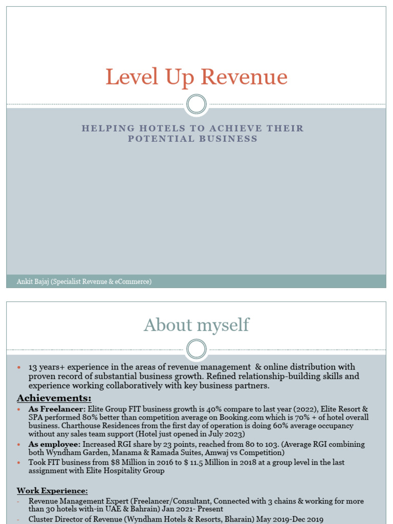 Level Up Revenue- Springfield Suites | PDF | E Commerce | Business