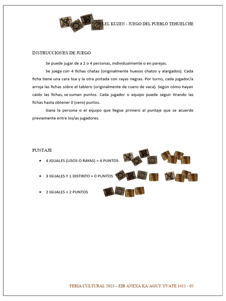 Instrucciones de Juego Allel Kuzen | PDF