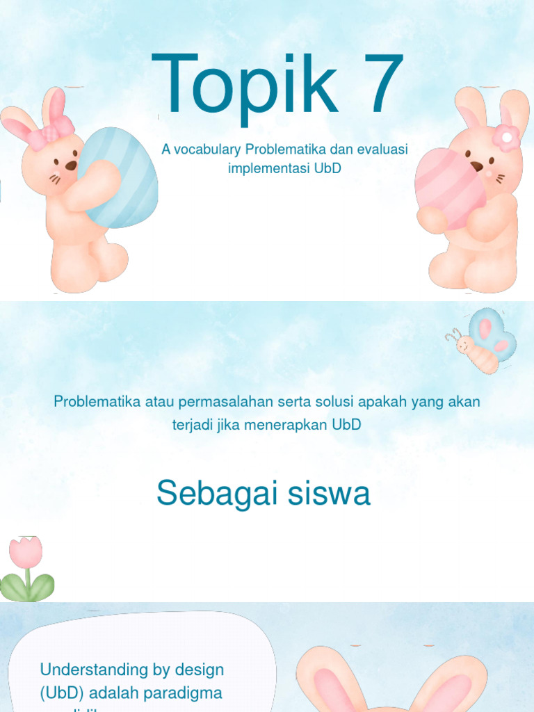 Problematika dan Solusi Implementasi UbD | PDF