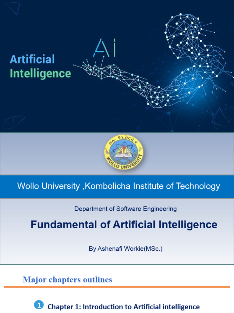 Chapter 1 - Intro To AI | PDF | Intelligence (AI) & Semantics | Artificial Intelligence