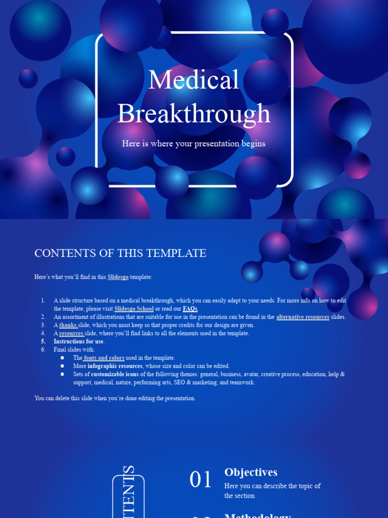 Medical Breakthrough Presentation Template | PDF | Planets | Solar System