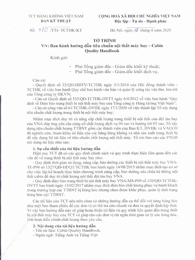 QDPC Huong Dan Tieu Chuan TTB Noi That Tay Bay - Cabin Quality Handbook ...