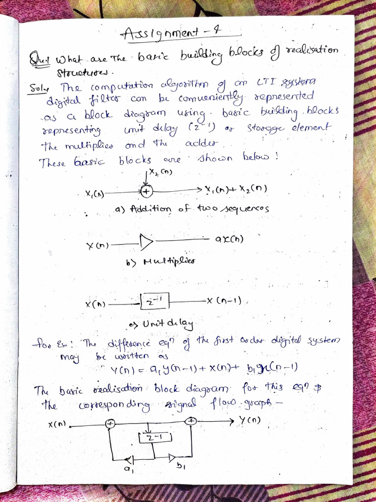 DSP Assignment 4th | PDF