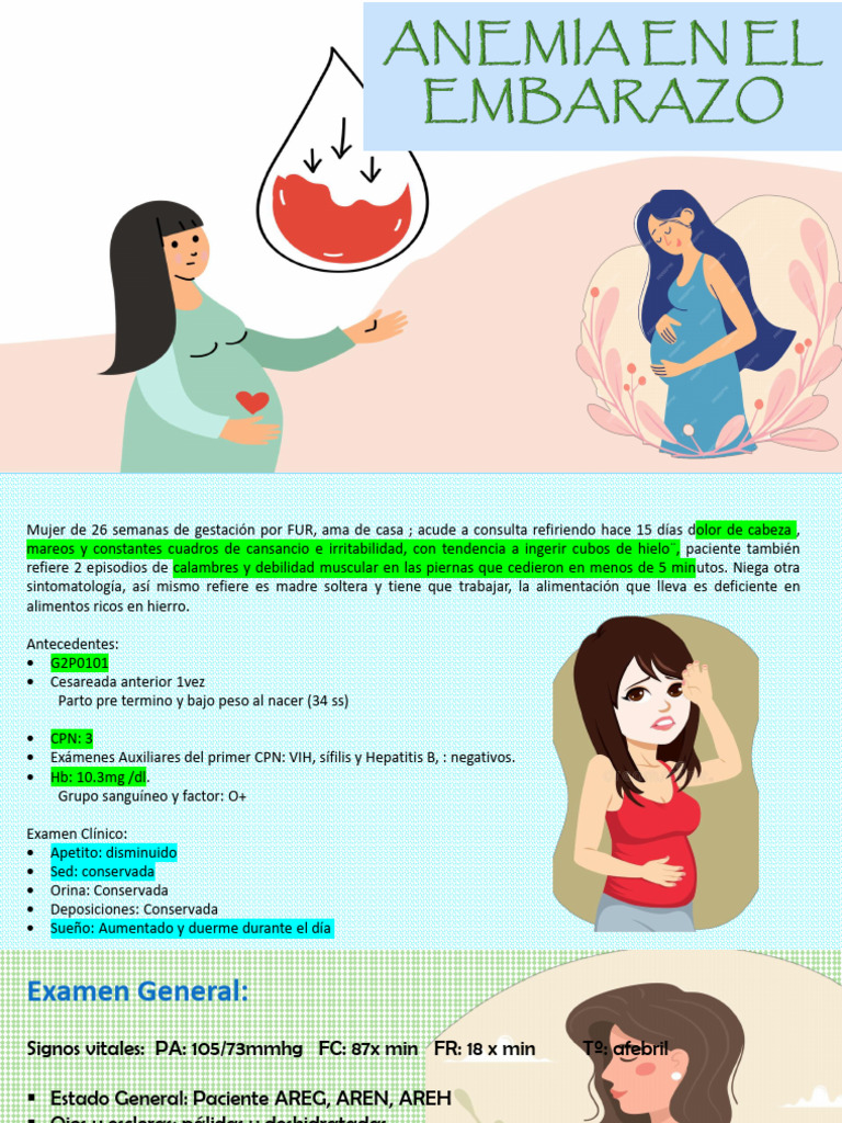 Anemia por Deficiencia de Hierro en Embarazo | PDF | Anemia | El embarazo