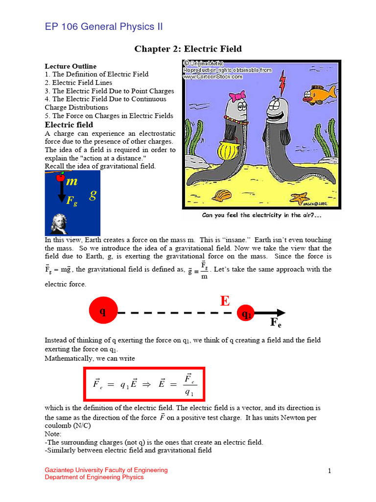 Chapter 2 | PDF | Electric Field | Force