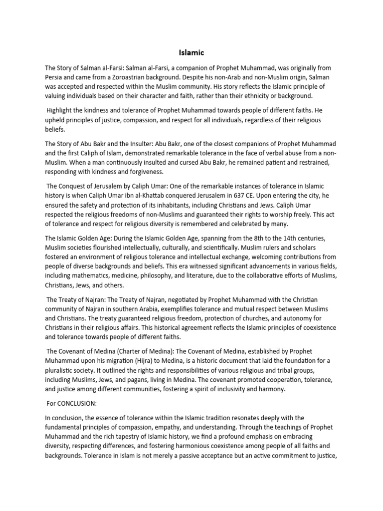 Islamic 1 | PDF | Umar | Muhammad